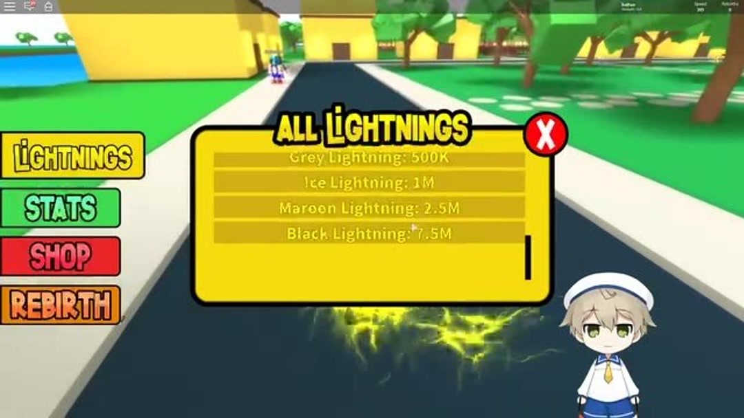 Roblox闪电侠模拟器:炫酷闪电特效!作者把腿给跑断了?小格解说