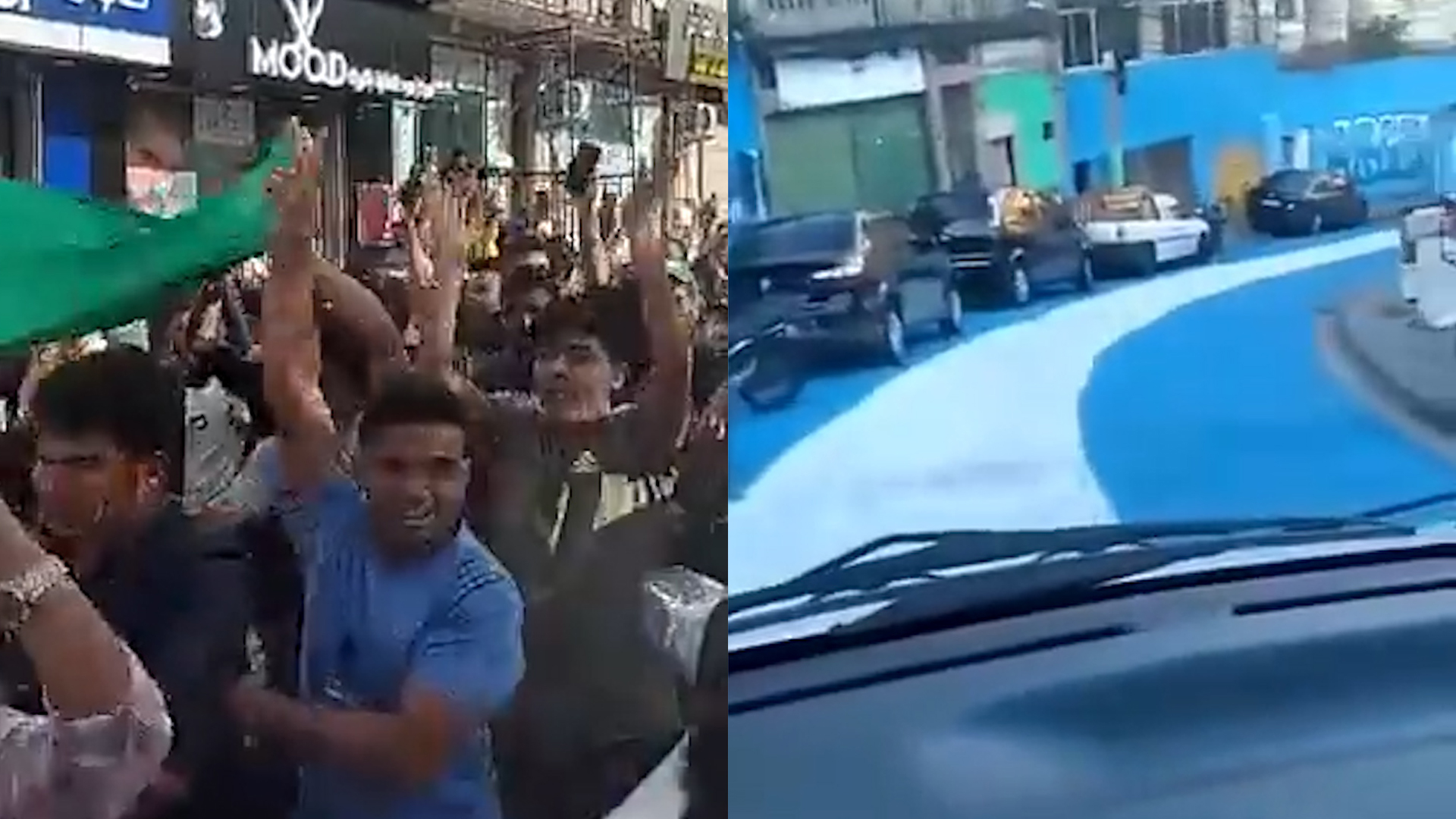 沙特爆冷门宣布全国放假,球迷沸腾游街庆祝,阿根廷街上无人出门