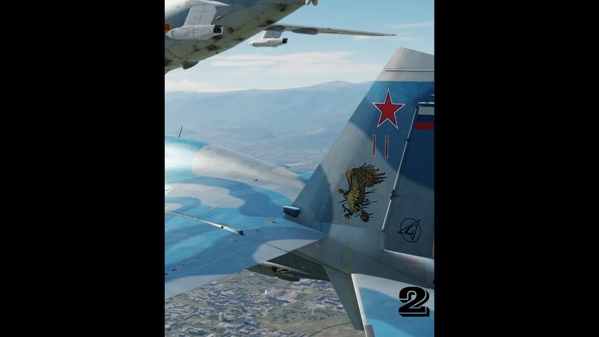 第4集,苏33空中加油训练,DCS游戏画面,欢迎关注,持续更新!