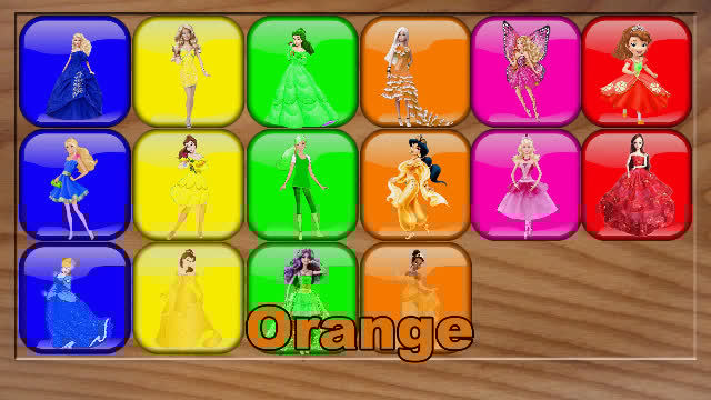 芭比娃娃公主学习英语,儿童游戏,婴幼儿宝宝早教动画视频