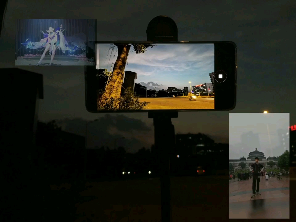 绿幕手机转场,画中画,色板扣图