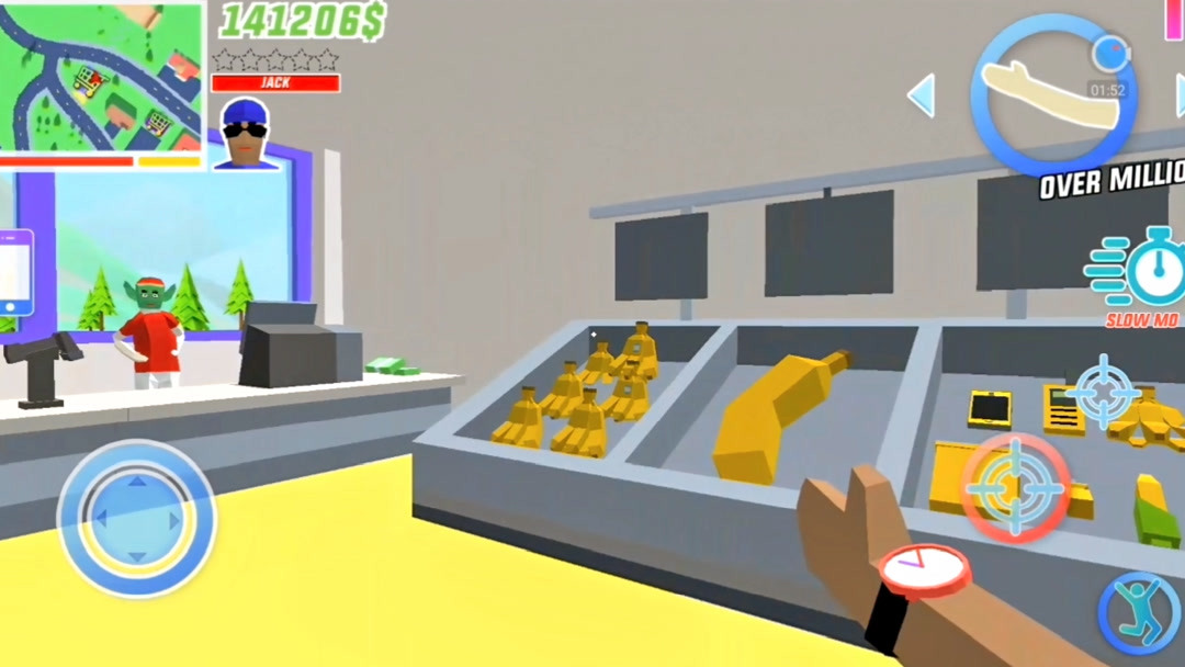 沙盒趣味模拟器 香蕉店这是咋地啦?怎么一地的香蕉呀?