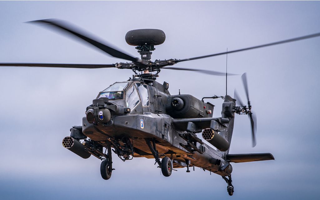 直升机模拟飞行阿帕奇直升机冷仓启动及武器发射