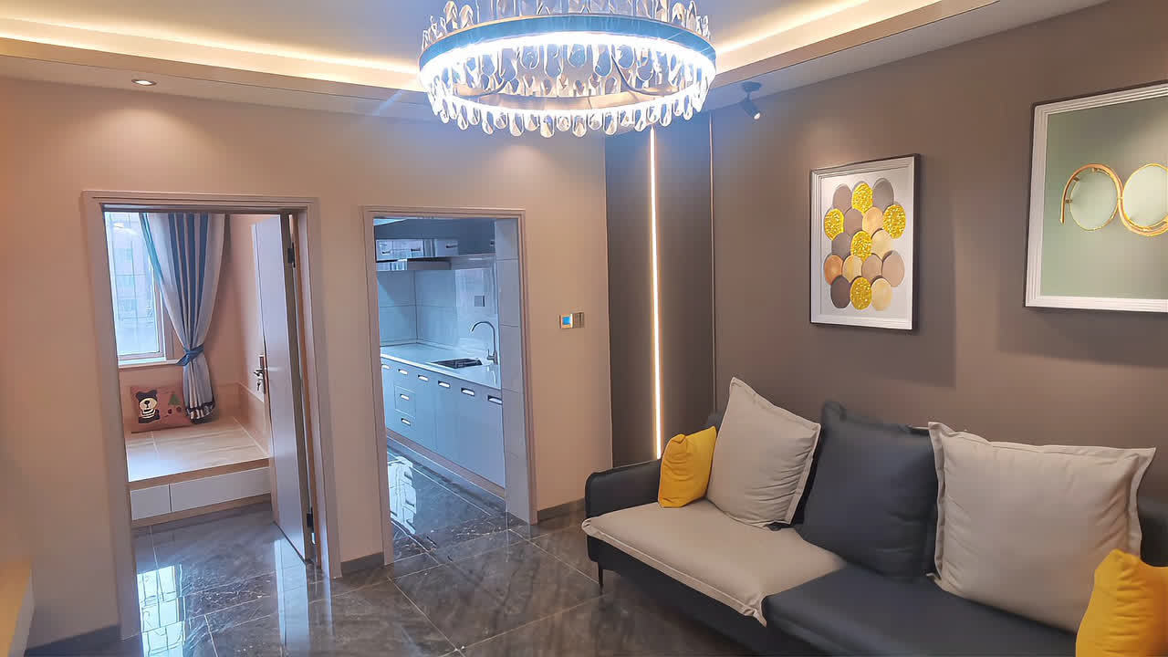 今天这套房子装修风格及设计都非常不错,色彩搭配也到位,很棒!