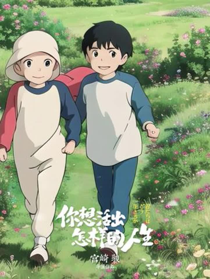 #一秒进入宫崎骏的童话世界 双胞胎原来在动画世界中也这么可爱!#...