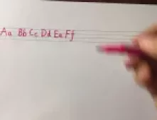 26个英文字母格式书写