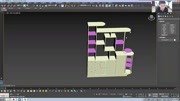 3Dmax零基础线建模自学室内设计实例视频教程绘制画多功能装饰柜