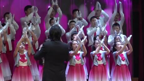 育才三中学生合唱团合唱展演获得一等奖