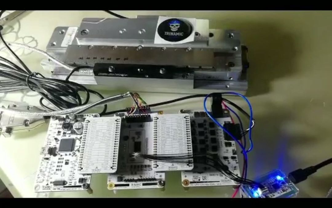 硬件FOC伺服控制芯片TMC4671控制直线伺服,BLDC,PMSM,有刷伺服...