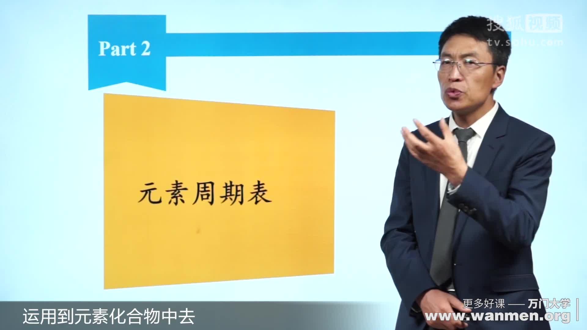 万门大学高中化学必修二1.4元素周期表(一)