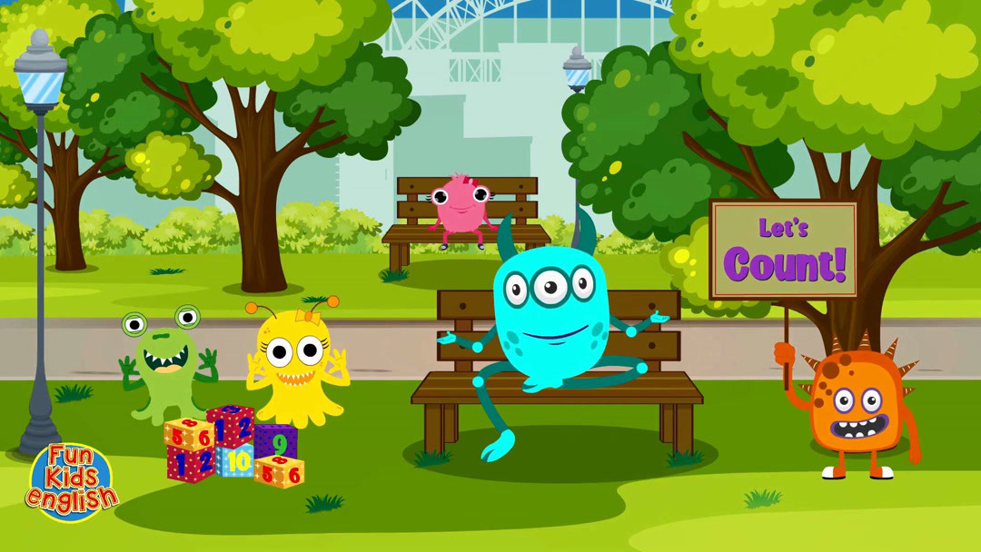 快乐启蒙英语 跟我学唱数字歌 第1集 让我们一起从1数到10