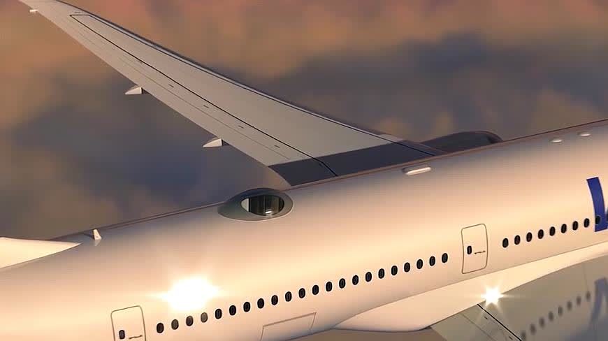 在飞机上面设置观景台,可360度欣赏天空景色,不久就能实现!