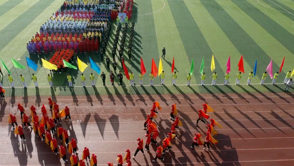 兰州理工大学大学校运会开幕式表演