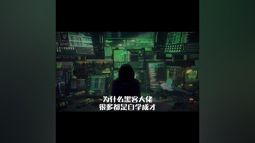 #黑客 #编程 #程序员 为什么黑客大佬很多都是自学成才?
