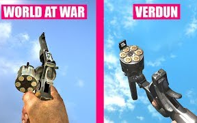 使命召唤5世界战争 vs 凡尔登战役 武器装填&枪声对比