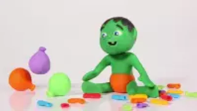 孩子们造了一辆玩具火车儿童动画片