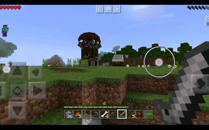 我的世界,一个神奇的种子。开局就有村庄和前哨塔。简直牛逼,生存1