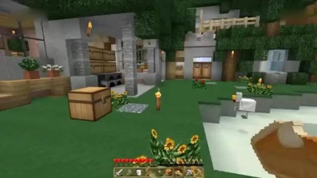 我的世界【大橙子】-第19集-感恩节,我萌爱你~