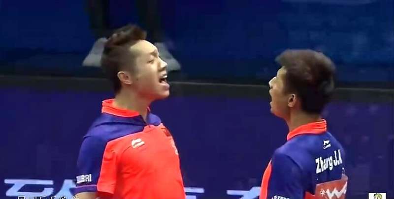 许昕和张继科打的超级双打,经典回放!