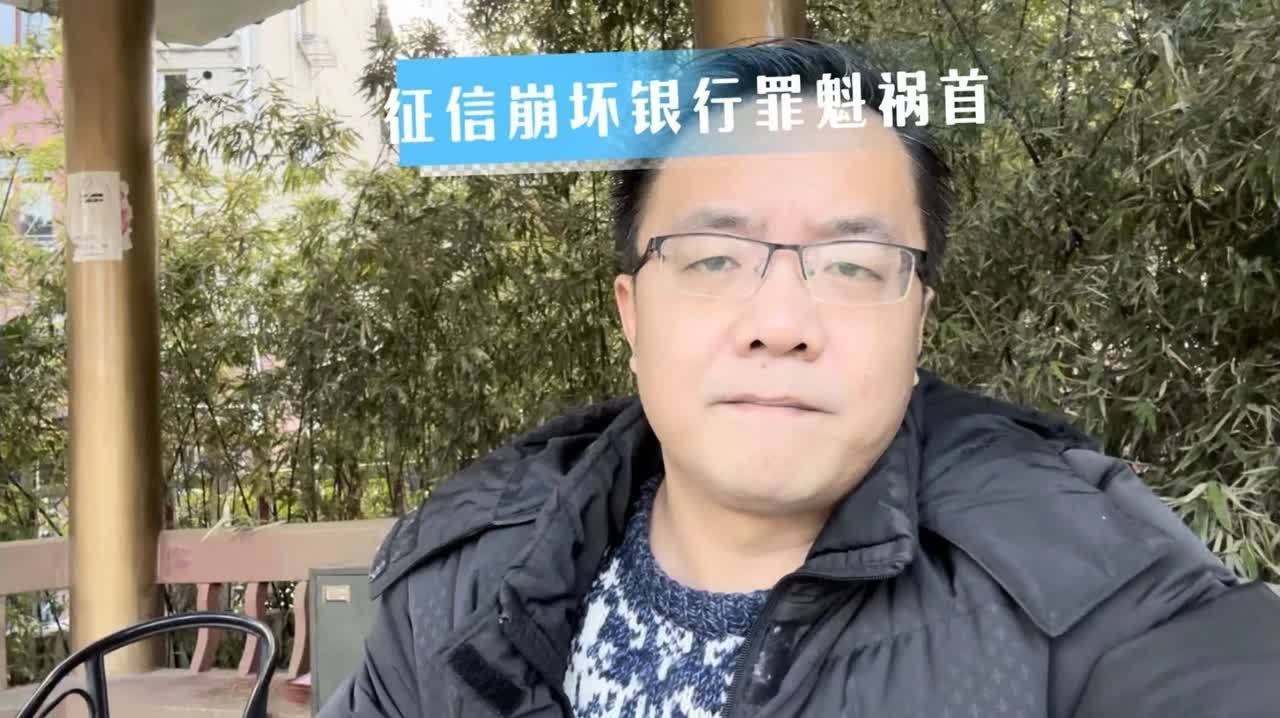 征信系统濒临崩溃,银行应该负主要责任,能解决问题不想解决