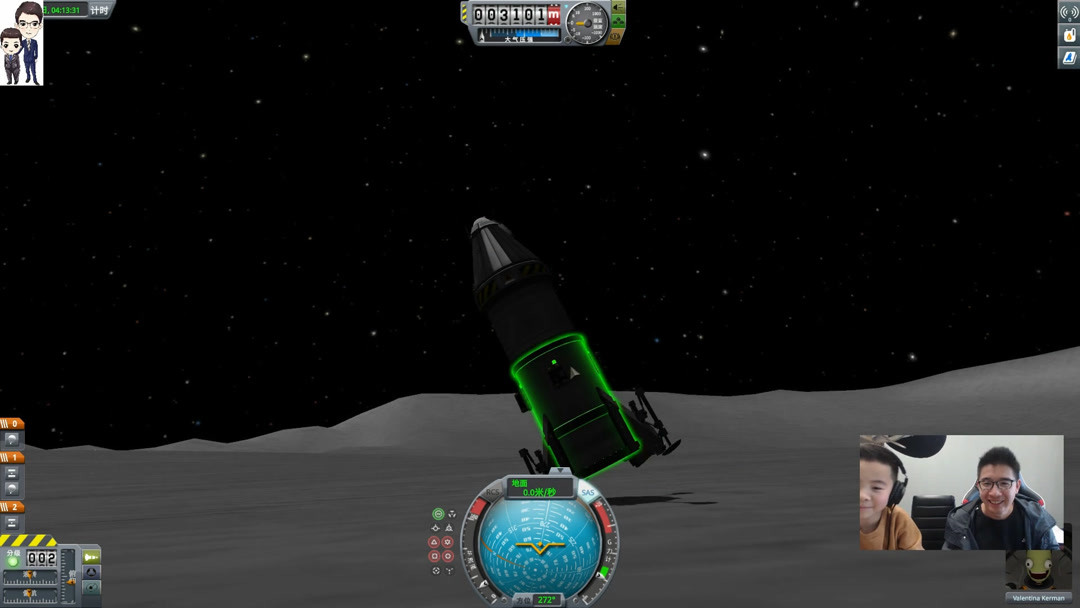坎巴拉太空计划第10期:顺利登录MUN表面★ 航天飞机和火箭模拟