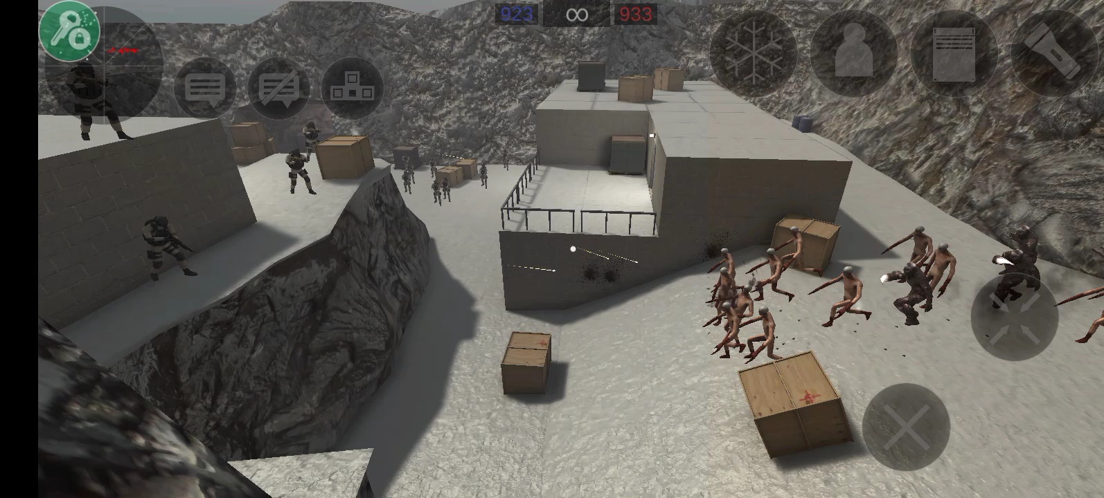 僵尸作战模拟器微电影25:夺回雪峰。