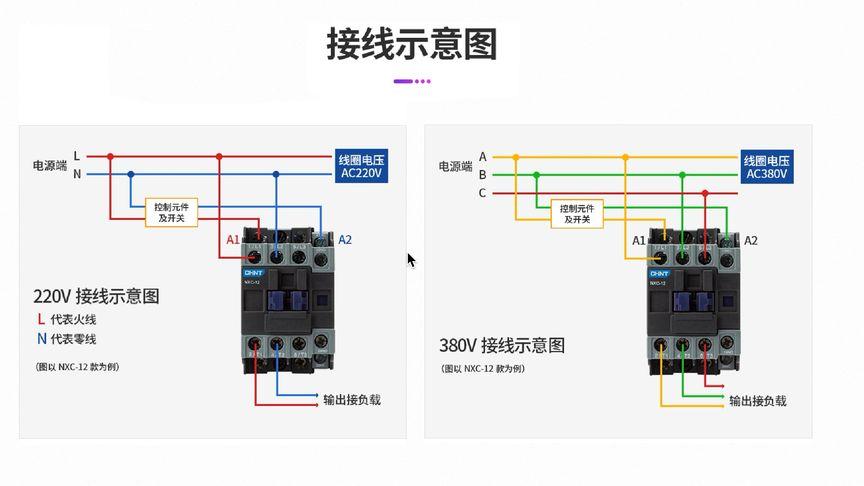 交流接触器接线方法