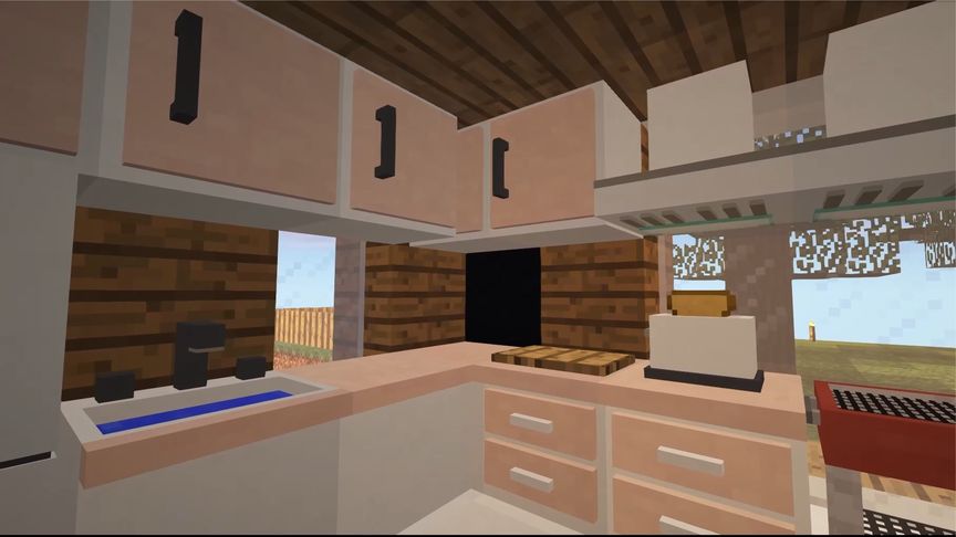 建造厨房和卧室,我的世界超困难多模组生存EP38