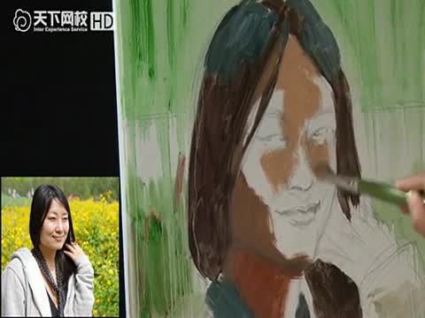 油画教程 油画技法 油画风景 油画手绘 油画diy数字油画