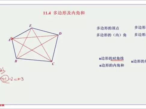 11.4 多边形及内角和-知识点和例题解析
