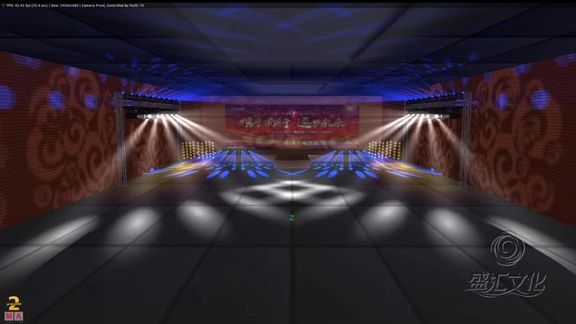 小成本灯光设计方案#盛汇文化灯光设计#复古灯 #舞美设计