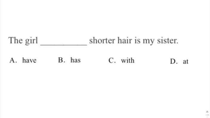 初中英语选择题,动词和介词的选择很难吗?先看句子就能知道答案