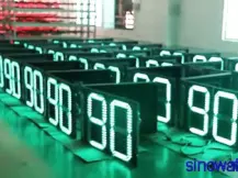交通倒计时,LED倒计时器老化视频