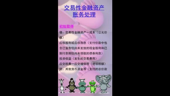 交易性金融资产账务处理