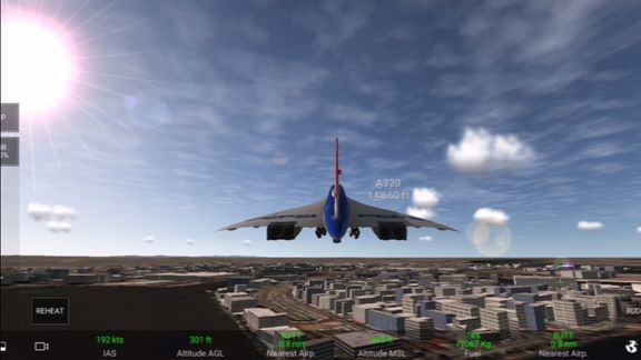 模拟飞行:协和号从东京成田机场起飞,这推力是真的猛,地景意外