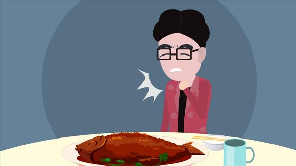 鱼刺卡在了喉咙怎么办?教你个小妙招!
