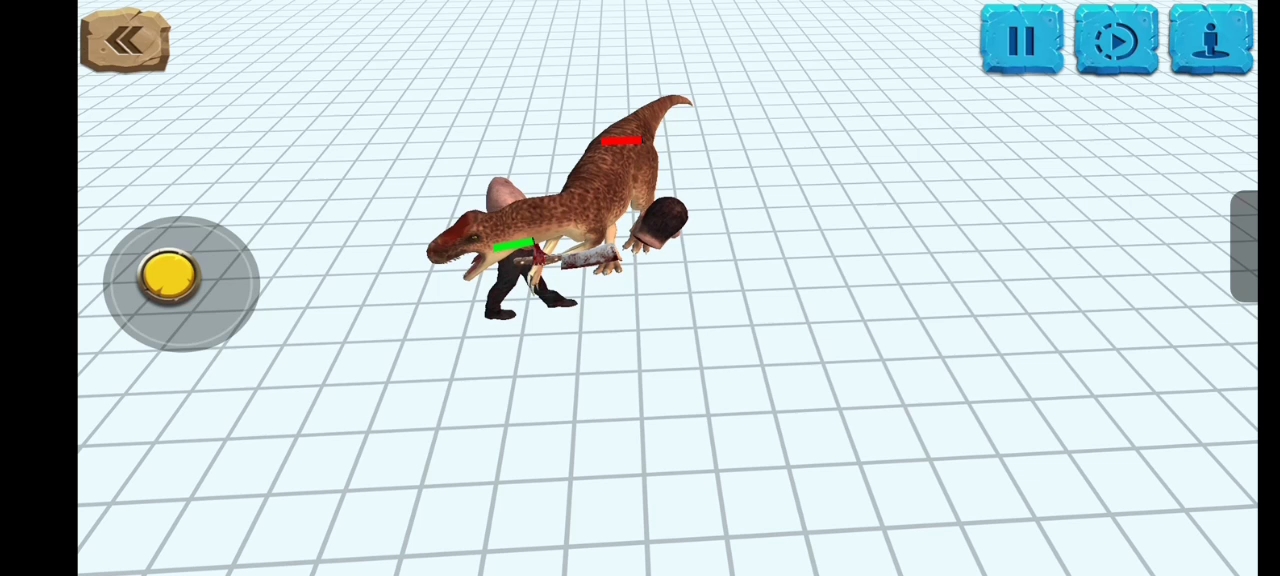 无头巨人VS异特龙,动物战争模拟