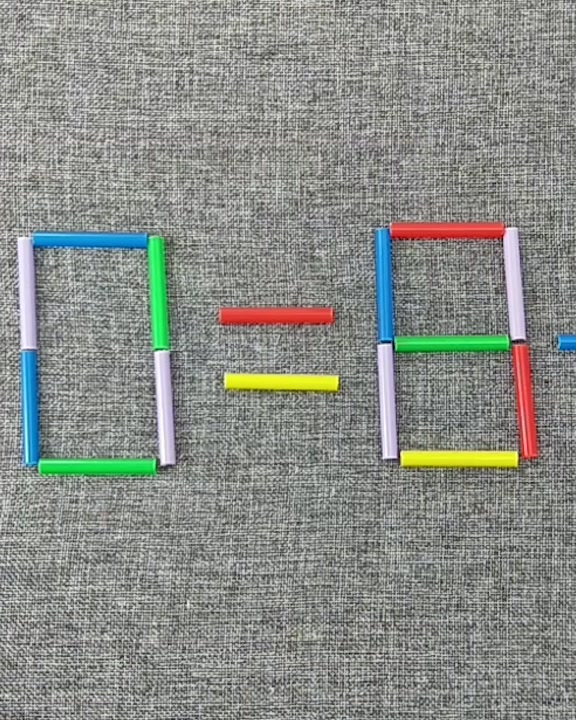 一个有趣的益智小游戏 如何移动1根木棒来解开等式