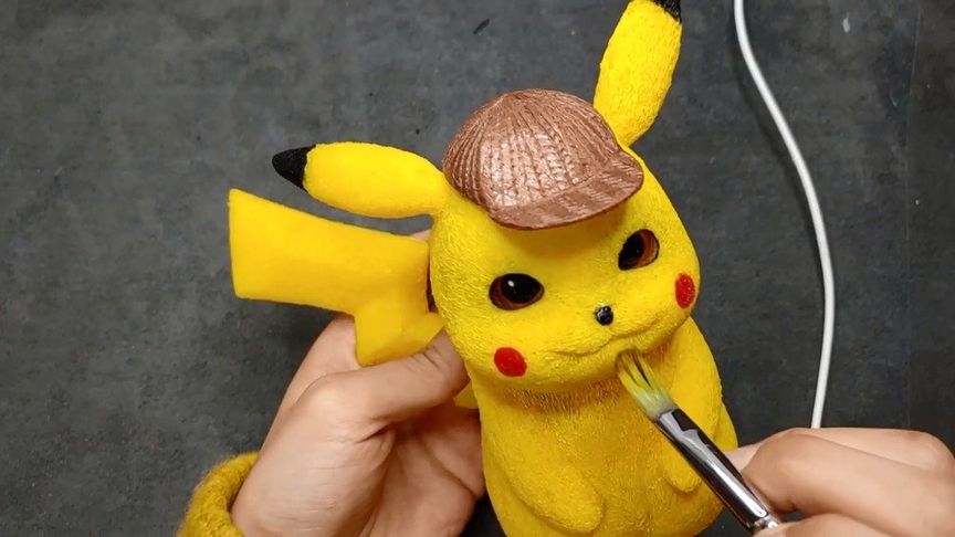 3D打印笔做一只皮卡丘[酷][酷][酷]
