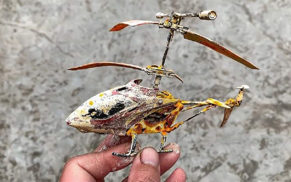 废弃的无人机模型,捡回家改造,一起来看它真实的模样