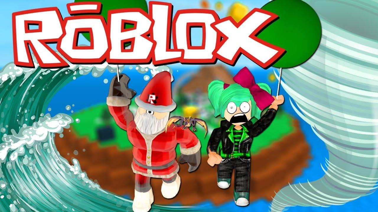 小飞象解说Roblox自然灾害模拟器游乐园着火 爆笑作死爬上火山