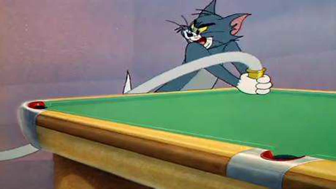 猫和老鼠:杰瑞享受桌球乐趣,汤姆可就不妙了,这功夫都练出来了