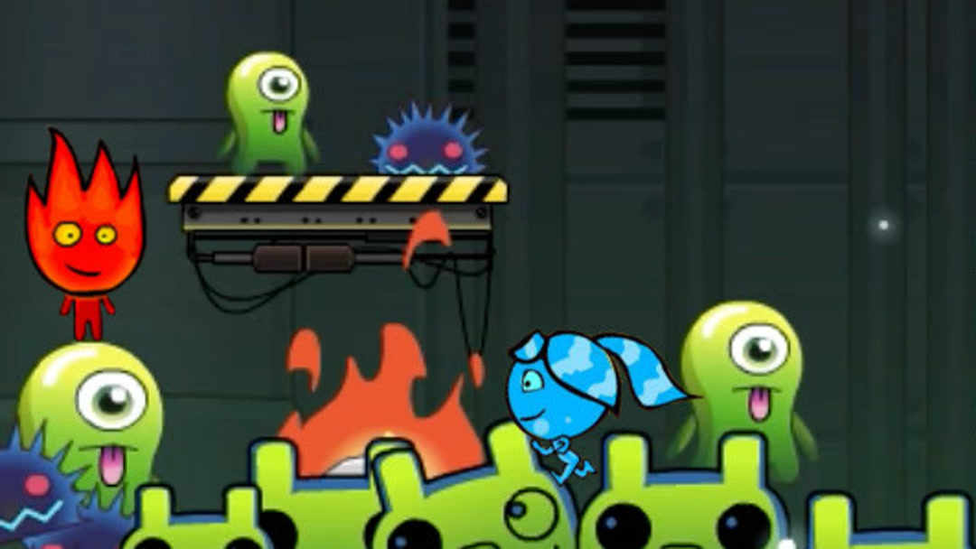 火男孩营救冰女孩 森林冰火人山寨版游戏