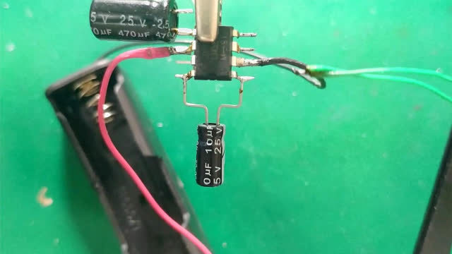 3个元件制作的音频放大电路