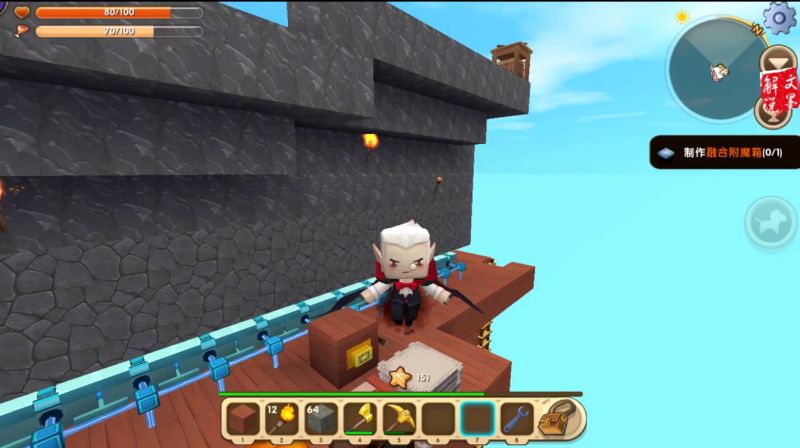 迷你世界生存 终于能建造刷怪塔了
