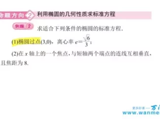 8.2 椭圆的几何性质2