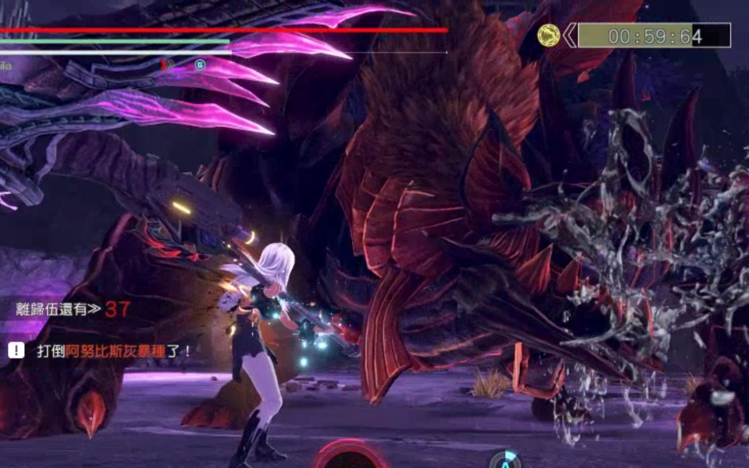 噬神者GE3ver2.01_只身挑战时间竞速#38_镰刀流(59秒64)