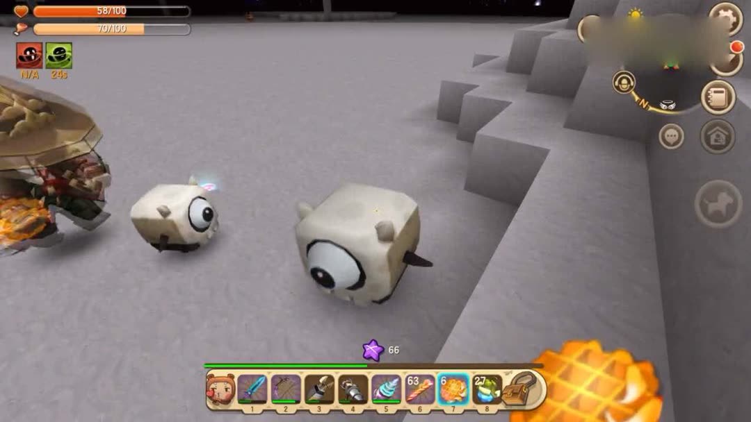 【小宇mn】迷你世界:我在萌眼星,用南瓜派驯服几只磨人的丁丁