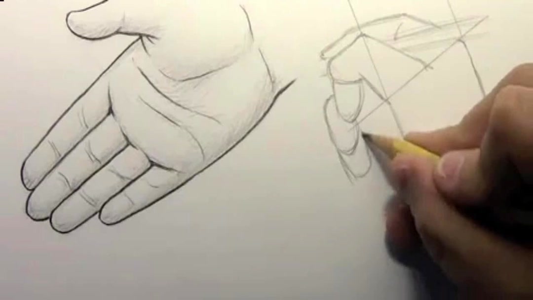动漫绘画教学-怎样画人物的手