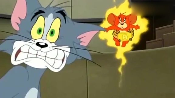 猫和老鼠:当汤姆和杰瑞拥有了超能力,打架都这么狂野